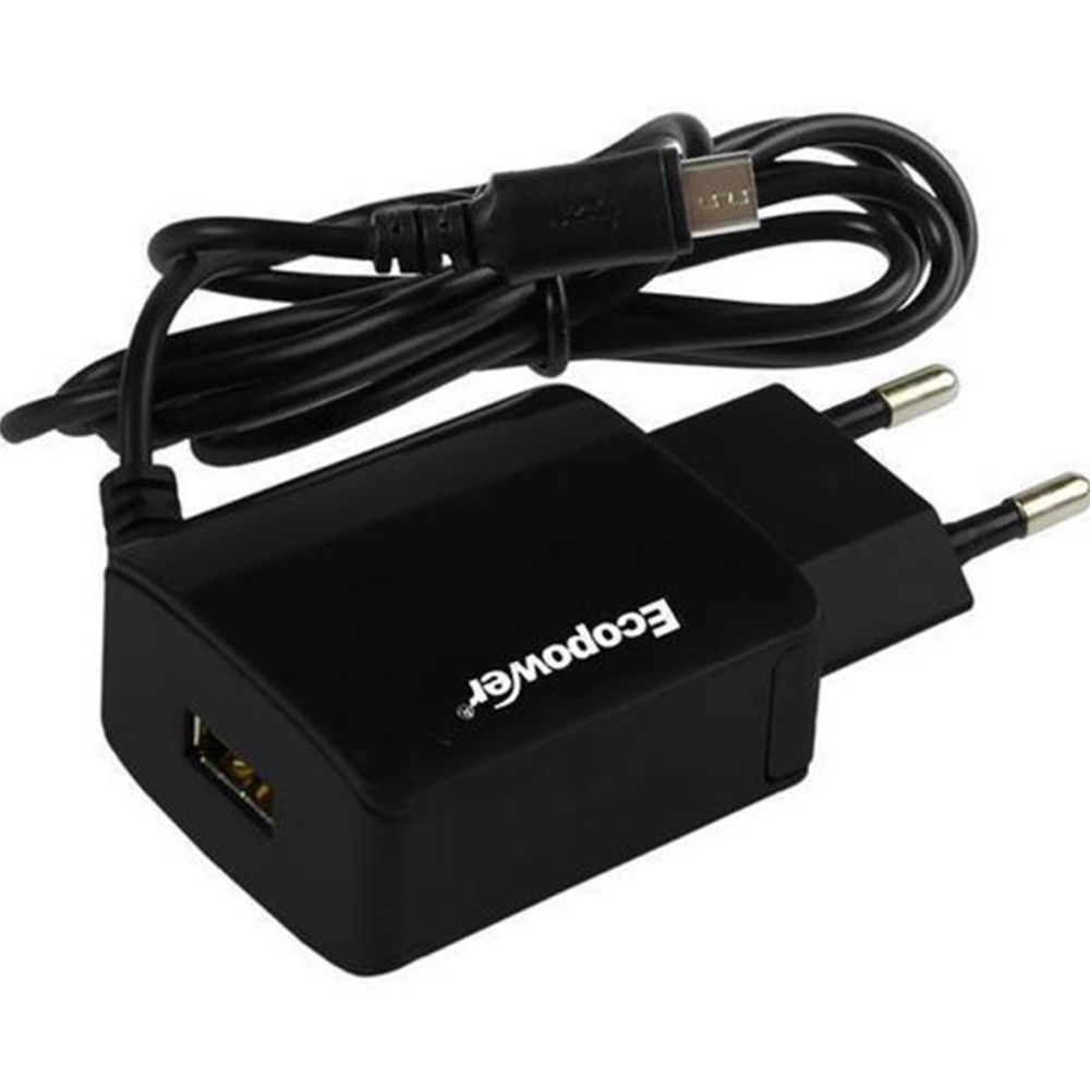 Cargador USB Con Cable Micro USB Ecopower EP-7056 - Negro | Smart House ...
